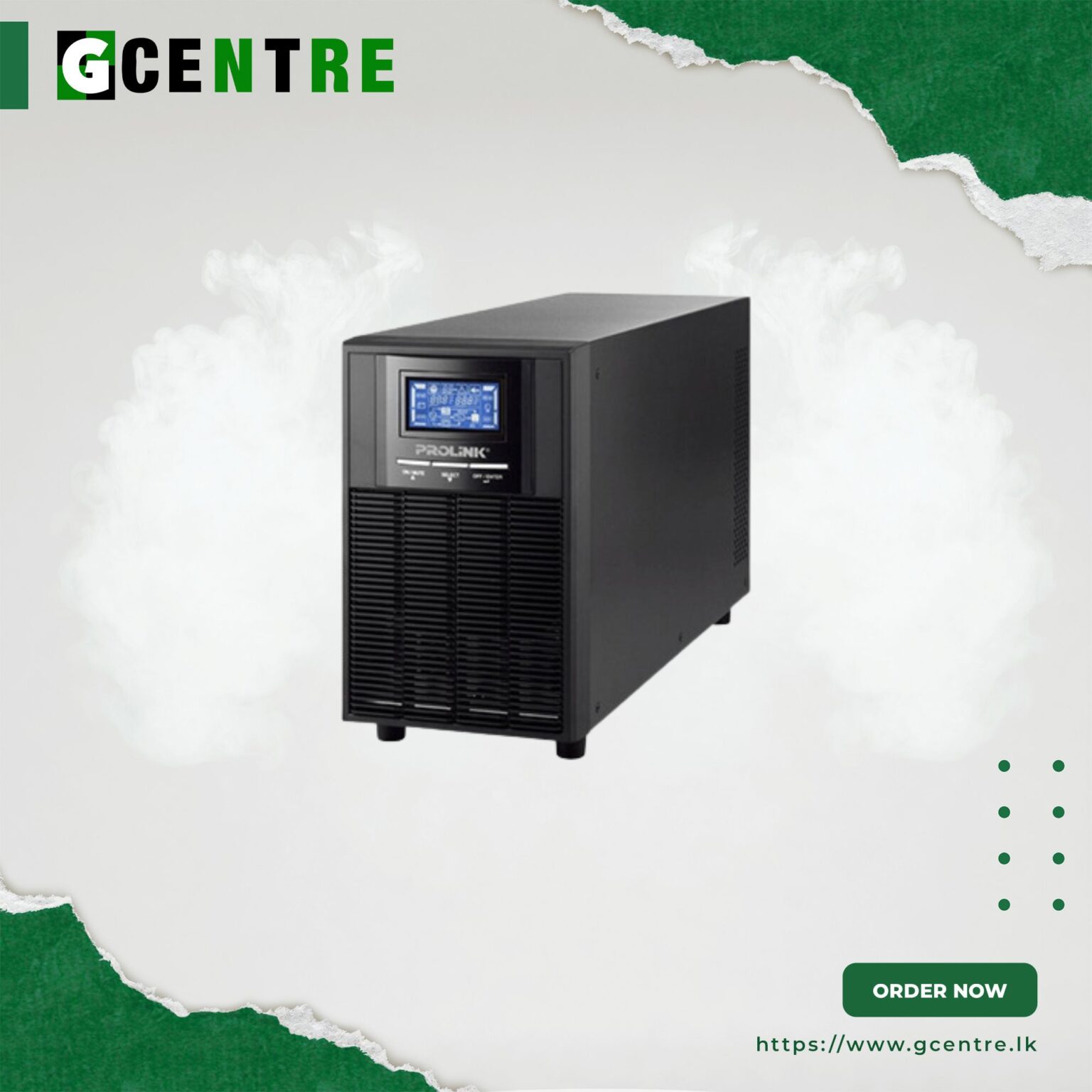 Prolink 2KVA Online UPS - GCENTRE - Green Line
